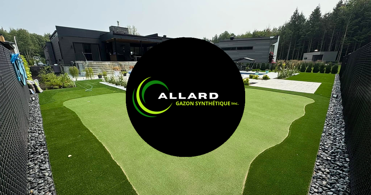 Gazon synthétique pour green de golf - Montréal - Allard Gazon Synthétique